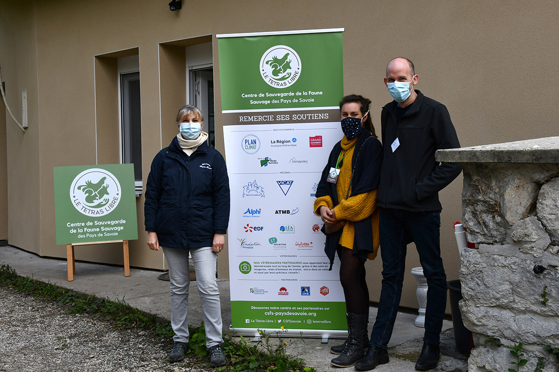 Inauguration du Tétras Libre - Réseau Centres de Soins Faune Sauvage Inauguration du Tétras Libre - Réseau Centres de Soins Faune Sauvage